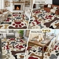 5x8 Area Rugs for Living Room, Dog Paw Print Non Slip Area Rugs for ...