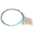 Fiber Optic Cable 12 Strands Ceramic Ferrule Low Insertion Loss ...