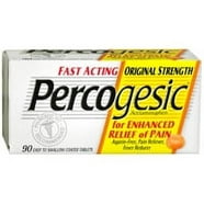 Percogesic Extra Strength Pain Reliever - 60 Ct Tablet for Joint, Back ...