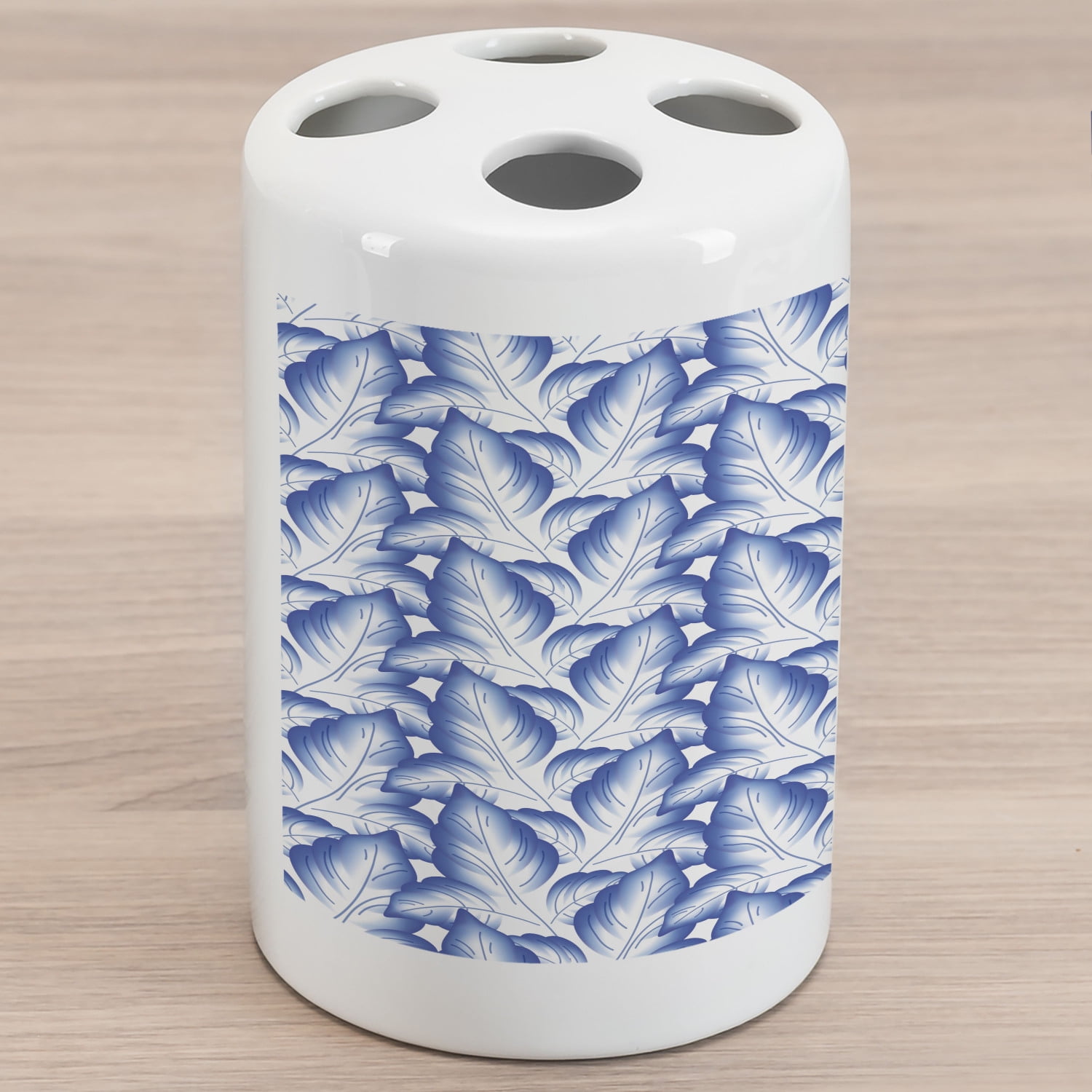 Russian Ceramic Toothbrush Holder, Flower Leaves Porcelain Style ...