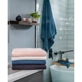Simpli-Magic 8-Pc Bath Towel Set Cotton Diamond Waffle Towels for ...