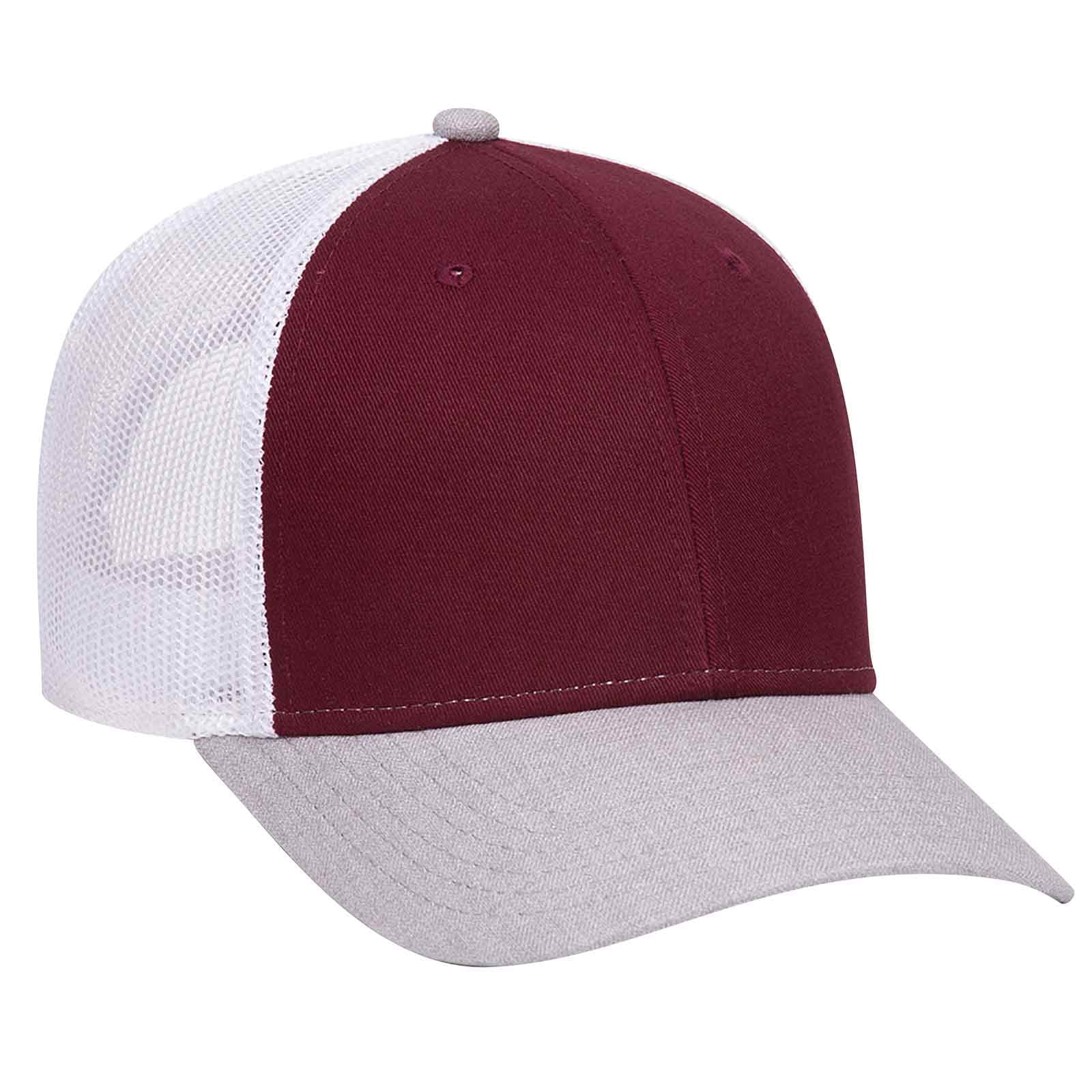 OTTO CAP 6 Panel Low Profile Mesh Back Trucker Hat - Walmart.com