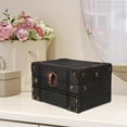 Treasure Box Vintage Wooden Treasure Chest Vintage Wooden Decorative ...