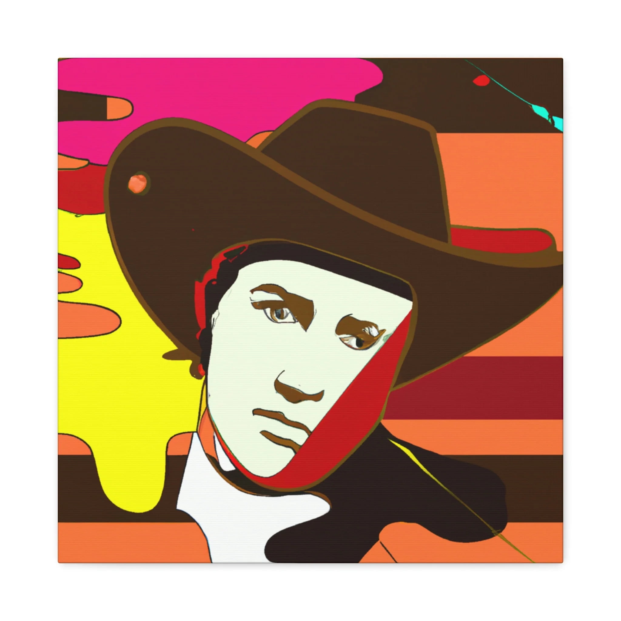 Cowboy Hat Reverie - Canvas - Walmart.com