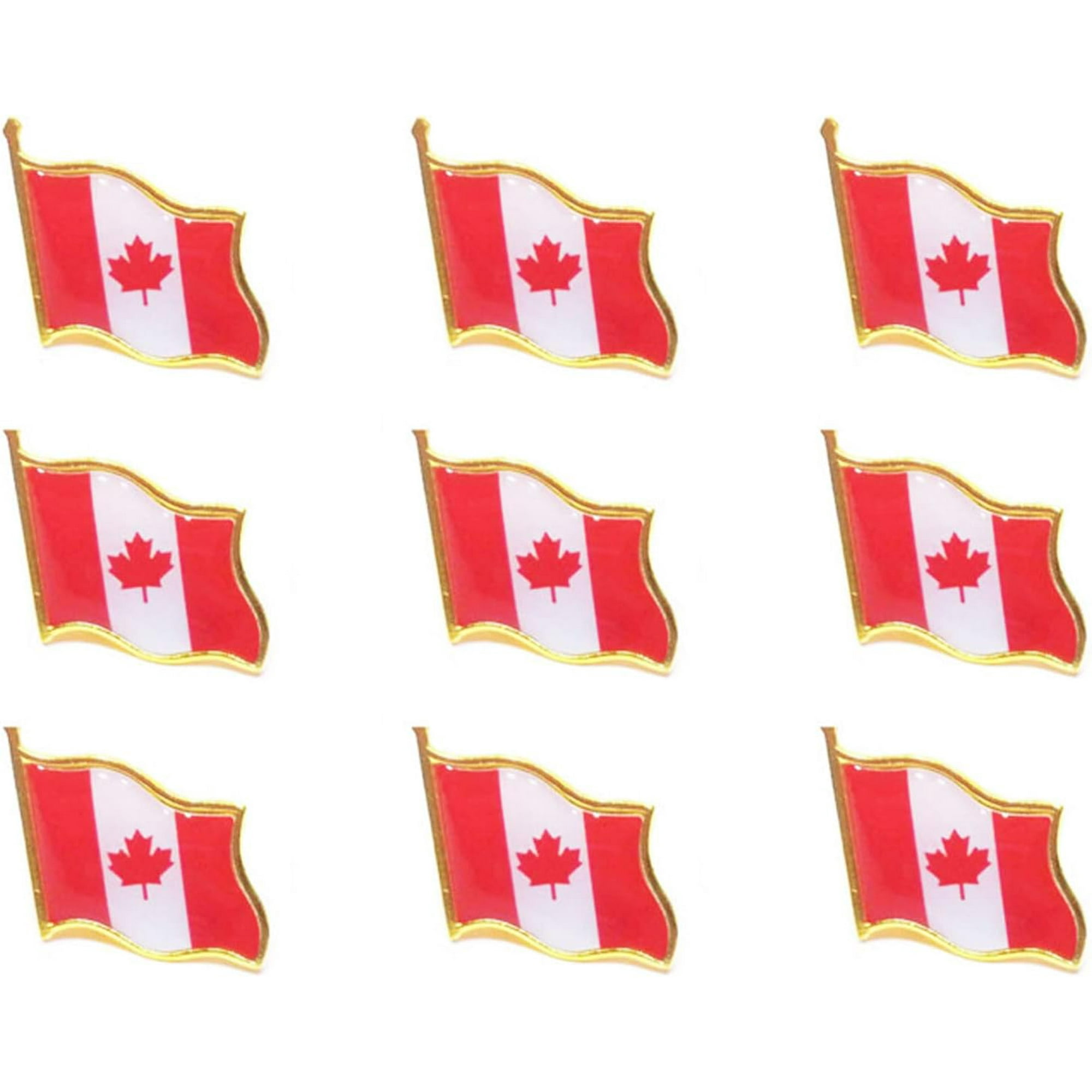 Click here for Hahdaxia Canada Flag Pin Waving Flag Lapel Brooch... prices