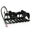 "Titan Attachments 60"" Root Grapple Rake V2 for Landscaping & Universal Skid Steer" - Walmart.com