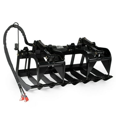 "Titan Attachments 60"" Root Grapple Rake V2 for Landscaping ...