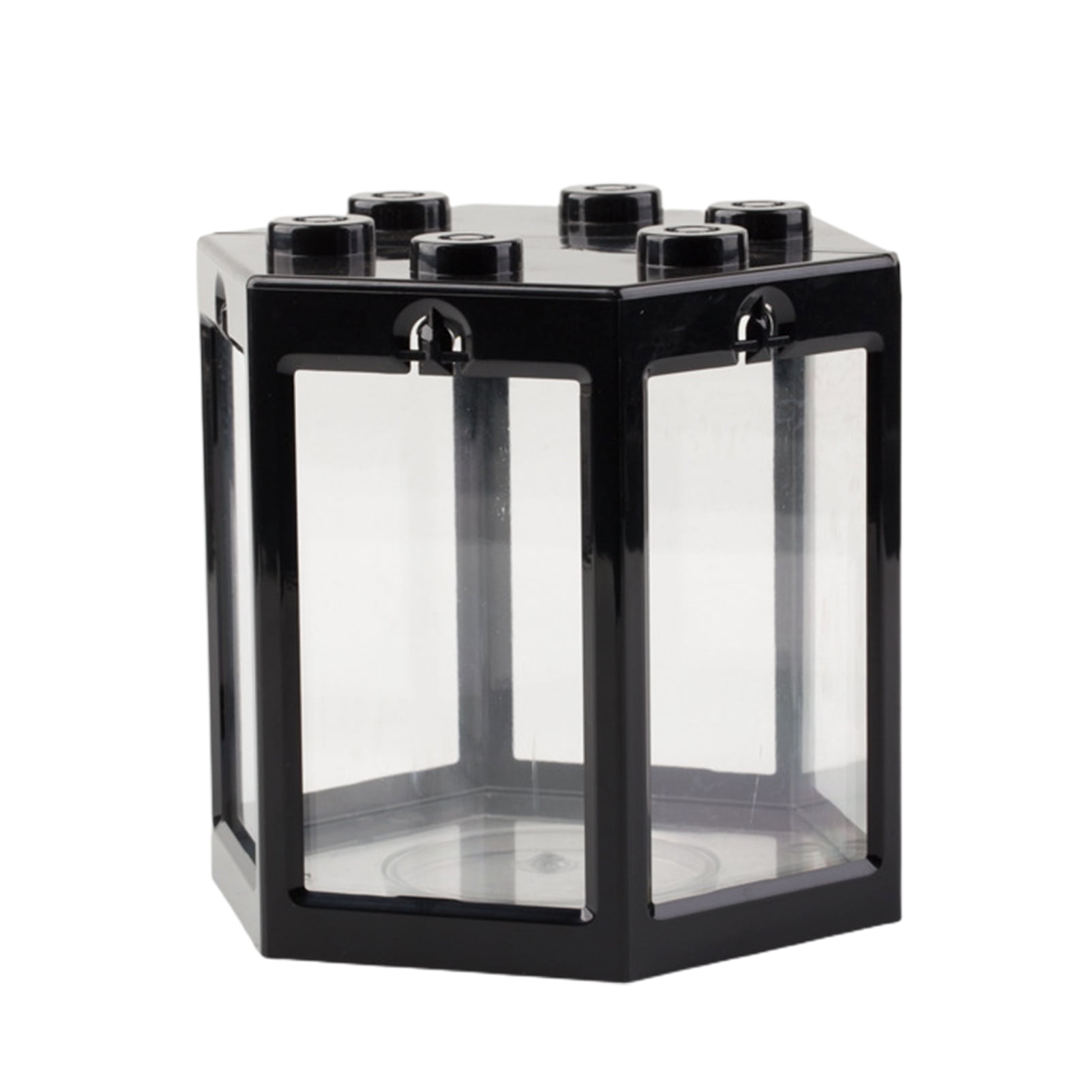 Hexagonal Fish Tank, Mini Fish Tank Row Aquarium Stackable Small Betta ...
