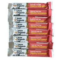 Pure Organic Vegan Layered Fruit Bars, Natural Variety Pack, 0.63 Ounce ...