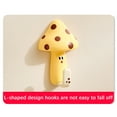 CQCYD under $5 Wall Mounted Hooks, 2 Pcs Mushroom Shaped Wall Hooks ...