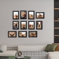 Set of 12, 4x6 Black Picture Frames, Horizontal and Vertical Display ...