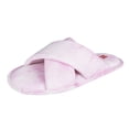 Hanes Womens Open Toe Memory Foam Anti-Slip Slide Slipper - Walmart.com