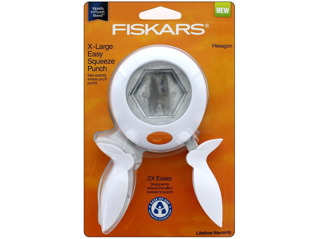 Fiskars Squeeze Punch Extra Large Hexagon - Walmart.com