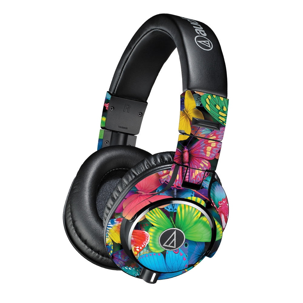 Skin Decal Wrap Compatible With Audio-Technica ATH-M40x Headphones ...