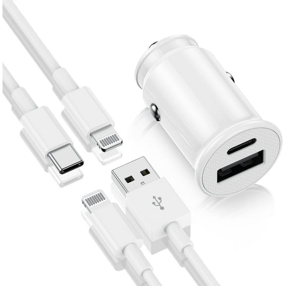36W Fast Car Charger for Nokia XR20/XR21 - USB-C Power Adapter Coiled ...