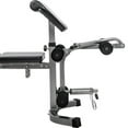 Adjustable Olympic Utility Weight Bench with Leg Extension, Preacher ...