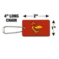 Looney Tunes Foghorn Leghorn Face Wood Wooden Rectangle Keychain Key ...