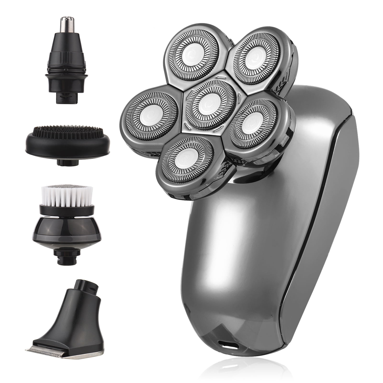 Afeitadoras de cabeza calva para hombres Afeitadora rotativa eléctrica ...