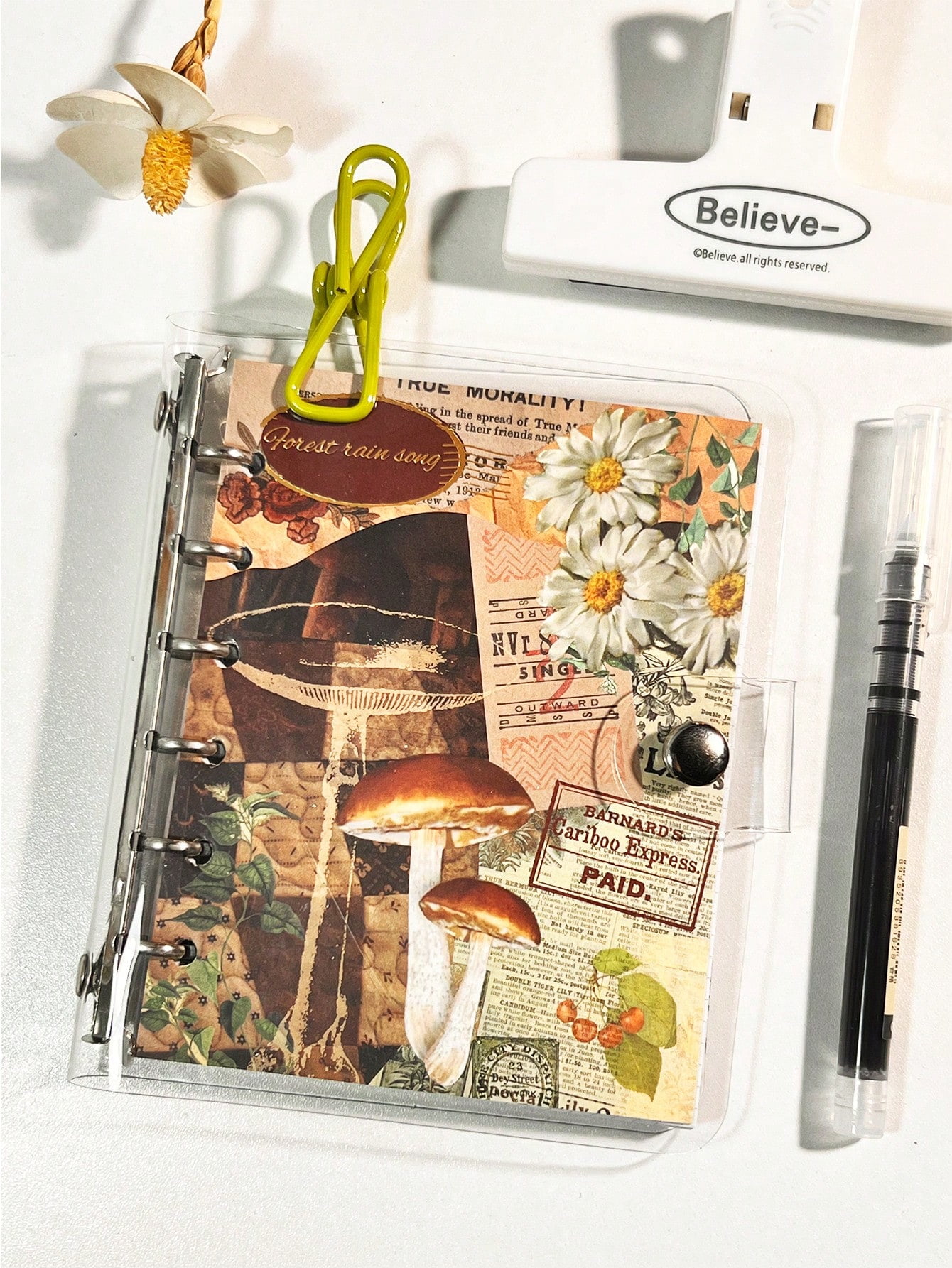 80 Sheets A6 Brown Loose-Leaf Notebook With High Appearance Value And ...