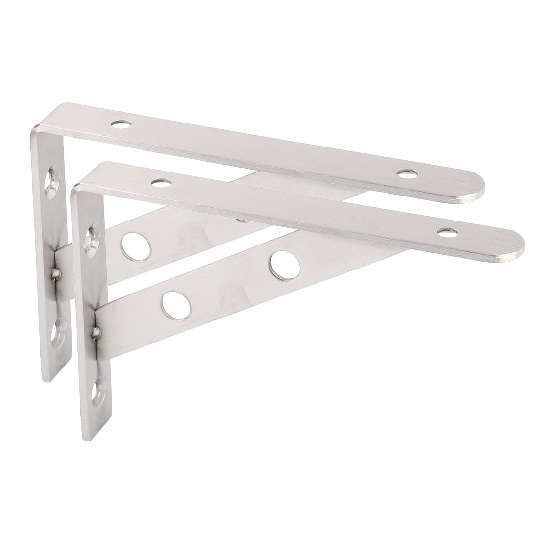 Metal L Shaped Hardware Wall Hanging Shelf Brackets Support 150mm x ...