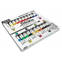 Pebeo Studio Acrylic Set, 10-Colors & 1 Free Brush - Walmart.com