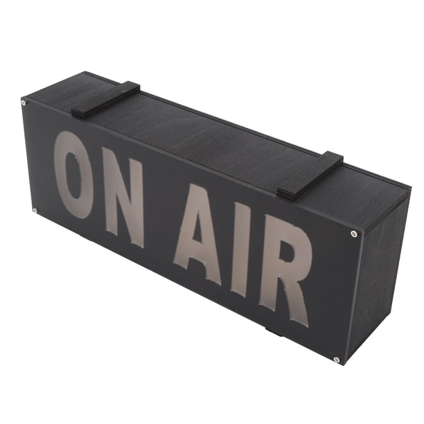 ON AIR Light Warning Sign, On Air Sign Light Composite Wood ABS LED Key ...