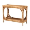 bali & pari Lombok Rattan BOHO Console Tables, Natural Brown - Walmart.com