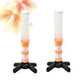Tersarium 2Pc Magnetic Portable LED Roadside Detachable Stand Beacon ...