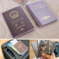 Agiufgs Passport Cover PVC, Thick Multi-Card Slot Design, for Travel ...