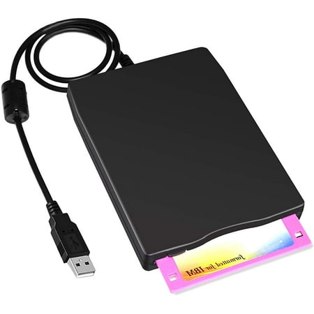 Floppy Disk Reader, External Floppy Disk Drive, 3.5-inch USB Floppy ...