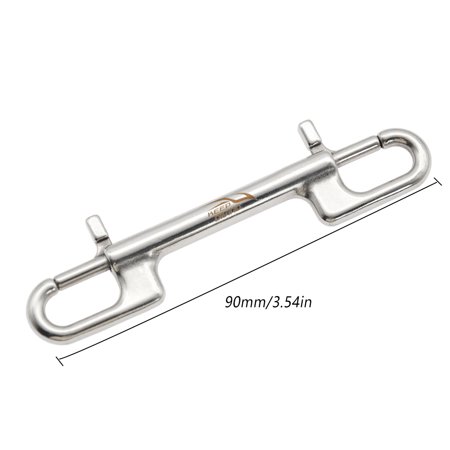 Stainless Steel Detachable Bolt Snap Hook Swiveling Deep Diving Men ...