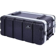 Crossrock Stackable 3U Rack Case, Standard 19.25” Depth, Polyethylene ...