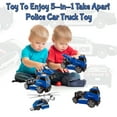 Toy To Enjoy 5-in-1 Take Apart Police Car Truck Toy – Builds Emergency ...