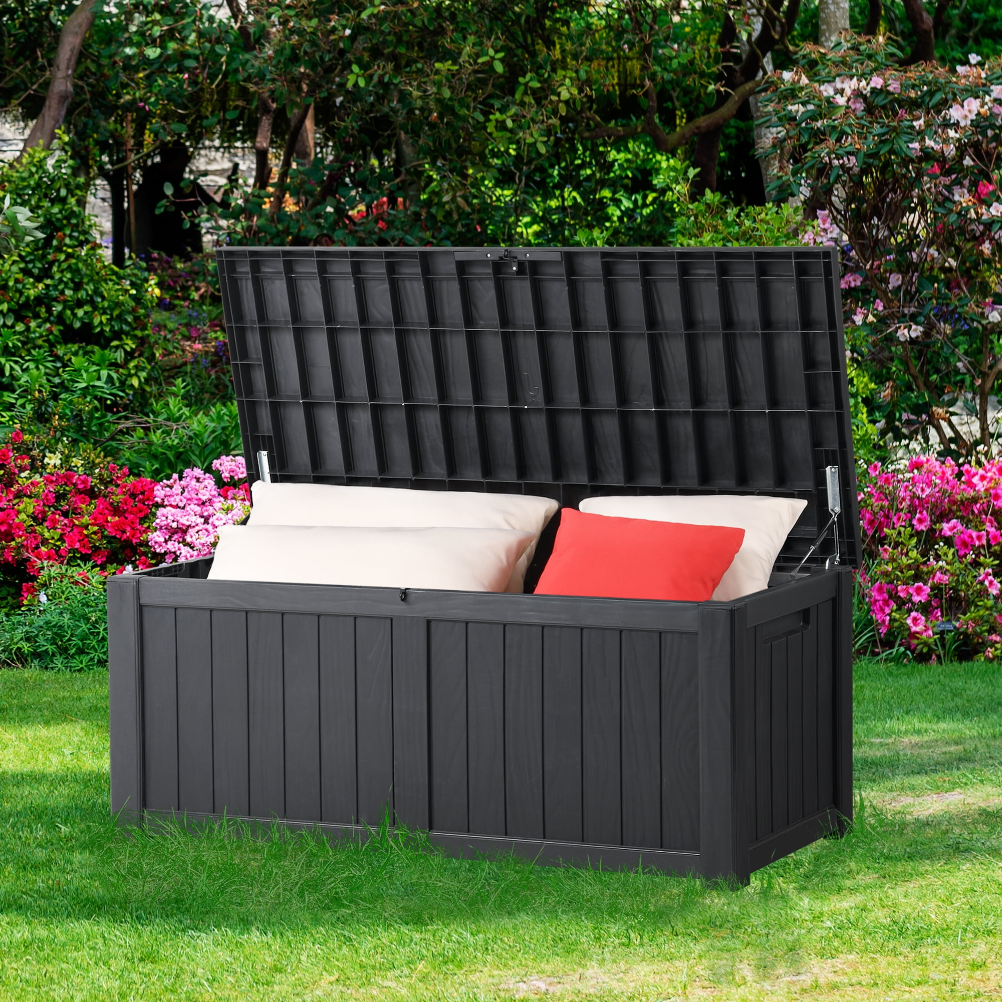 Click here for Dextrus 120 Gallon Outdoor Storage Deck Box  Large... prices