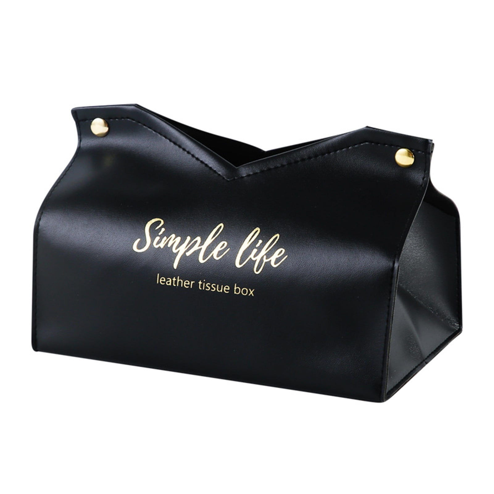 Yesbay Faux Leather Strong Buckle Tissue Box Fine Texture Tissue Holder ...