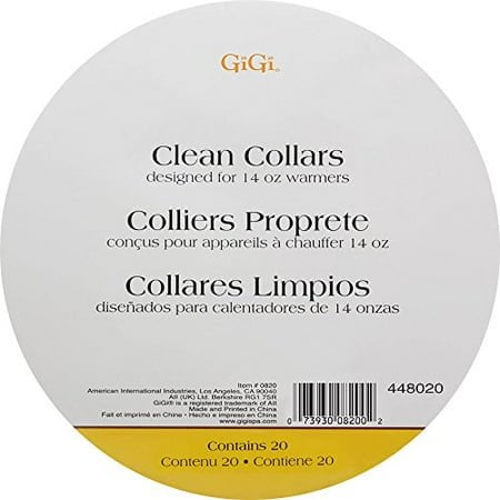 Click here for Gigi Clean Collars For 14-Ounce Wax Warmers  20 Pi... prices