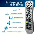 Philips 6-Device Universal TV Remote Control in Brushed Graphite ...