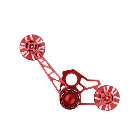 Rear Derailleur Chain Stabilizer Double Guide Wheels Presser Chain ...