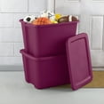 Sterilite 18 Gallon Tote Box - Violet Magenta - Walmart.com
