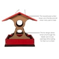 JCs Wildlife Medium (Cardinal Red/Tan) Fly-Thru Bird Feeder - Walmart.com