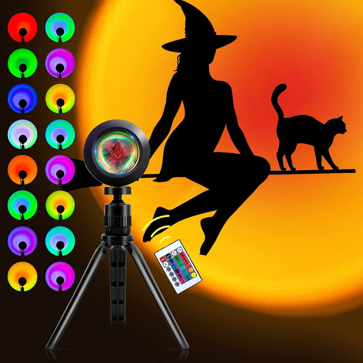 Click here for Fybto Sunset Lamp Projection  16 Colors Changing P... prices