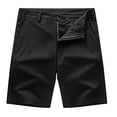 Maqroz Mens Golf Shorts Casual Summer Flat Front Chino Bottoms ...