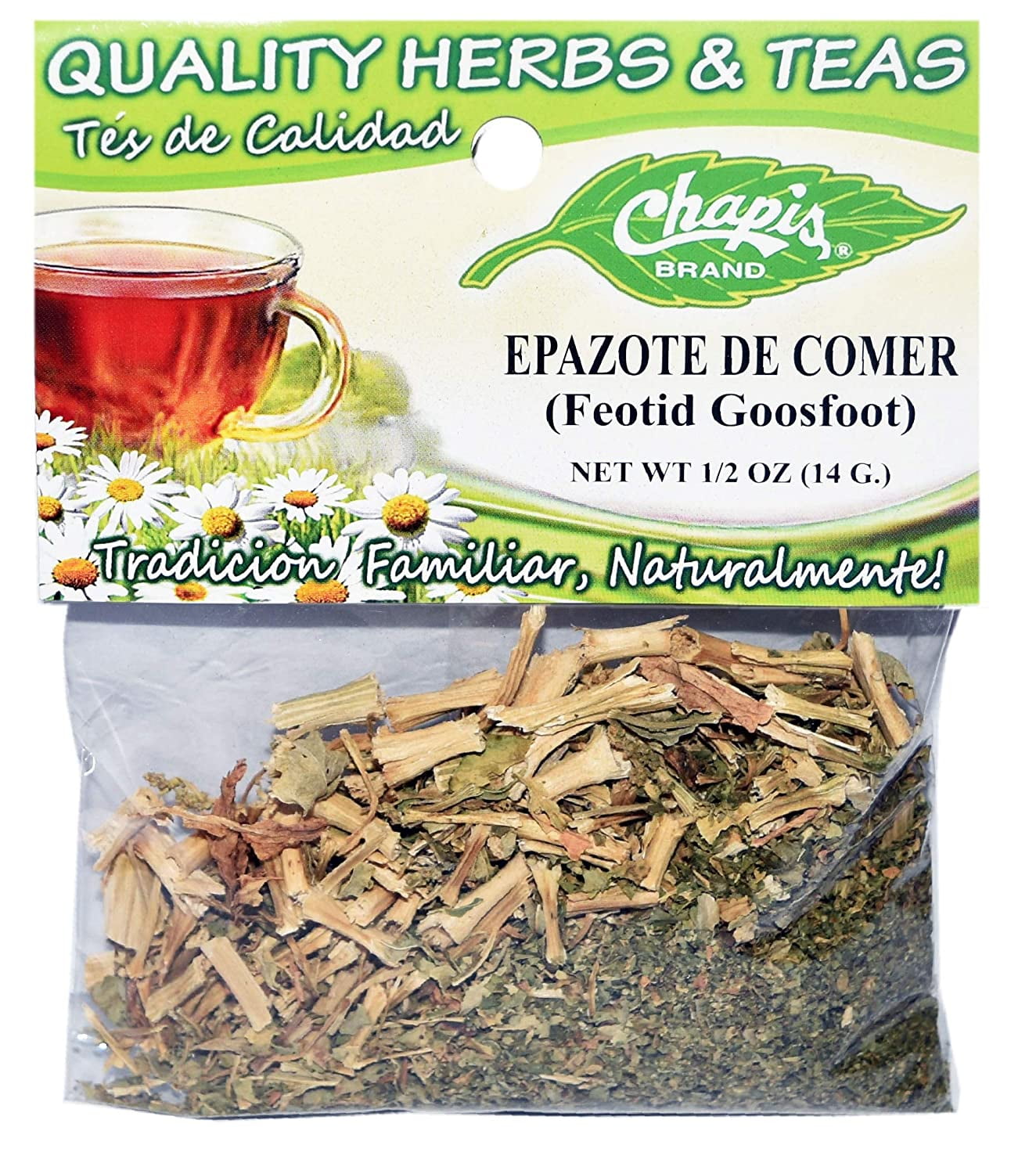 Chapis Tea/Hierba Epazote De Comer- Dried Natural Herbs Net Wt. 1/2 oz ...