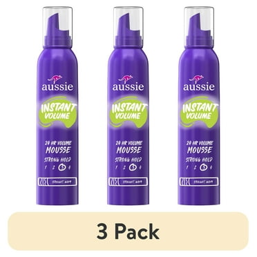 Aussie Aussome Volume Styling Hair Mousse 6 Oz - Lightweight Volumizing ...