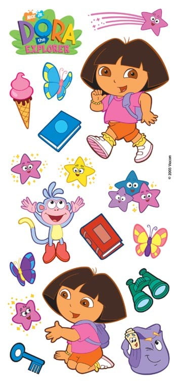 Clear Sticker - Dora the Explorer - 5.5'' x 12'' Toys Gifts New pdora21 ...