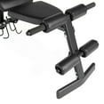 CAP Strength Adjustable Weight Bench, Flat Incline Decline Positions ...