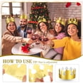 30 Pcs Gold Paper Crown for Adults Princess Hats Crafts Birthday Party ...