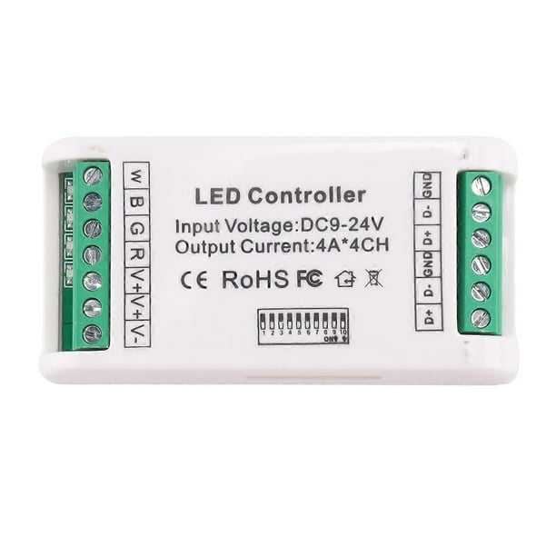 Mini 4 Channel DMX RGBW Decoder 16A RGB RGBW Strip Controller DMX 512 ...