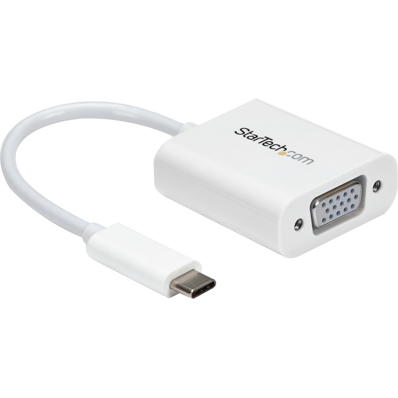 StarTech USB-C to VGA Adapter - White - Walmart.com - Walmart.com StarTech USB-C to VGA Adapter - White - Walmart.com - Walmart.com