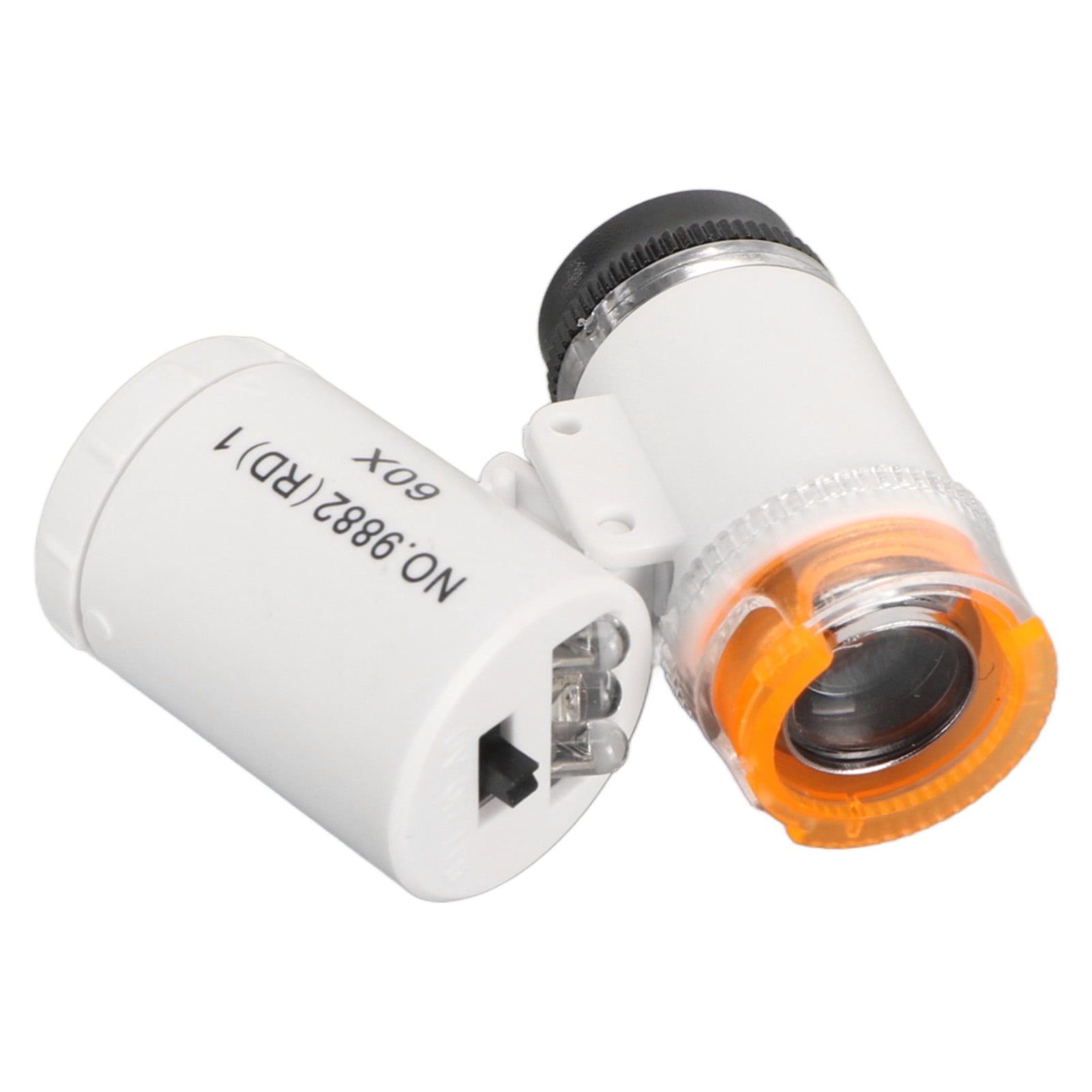 Mini Microscopio 60X, Lupa LED, Luz Ultravioleta Ergonómica ...